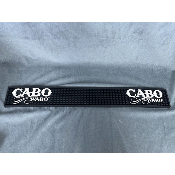 cabo wabo | Dining | Cabo Wabo Tequila Black White Rubber Spill Mat ...